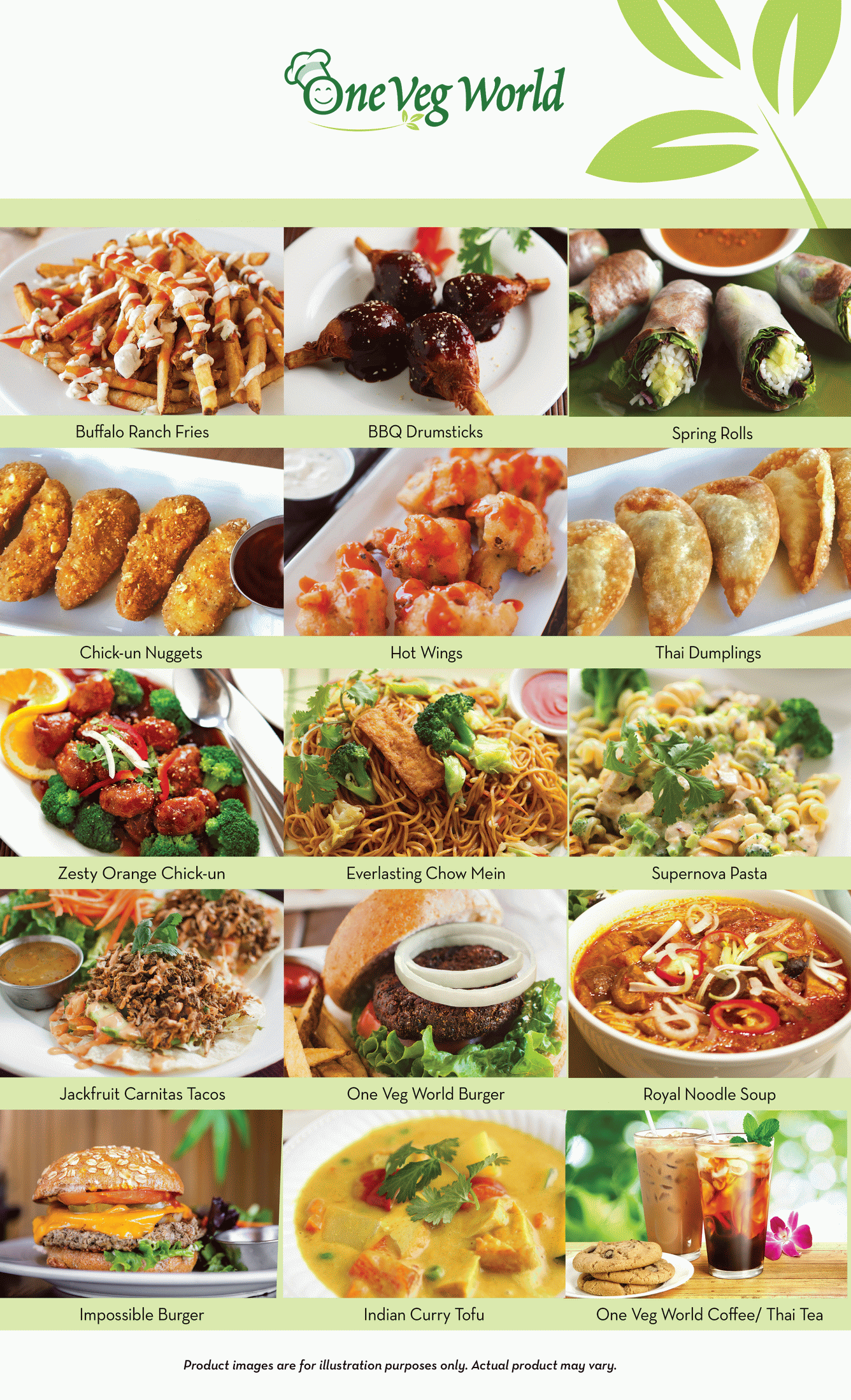 Menu Selection › One Veg World ‹ Be Vegan, Make Peace!